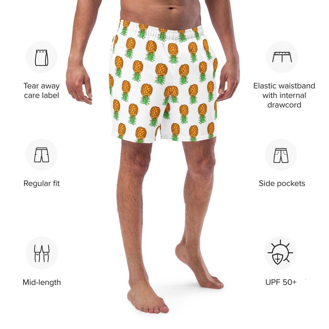 Men's Swim Trunks Upside Down Pineapple Swim Shorts Sharing is Caring ...