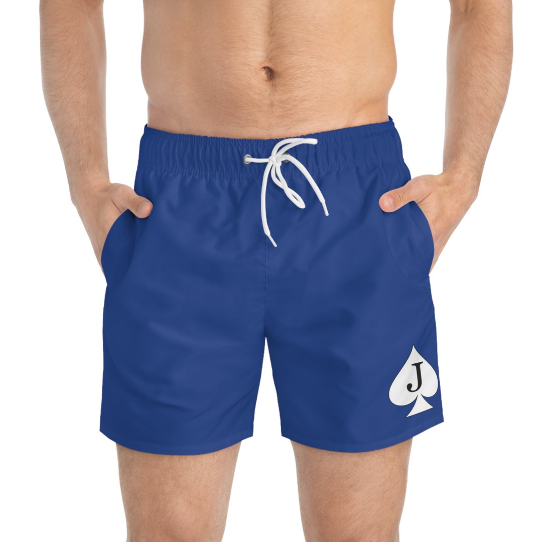 Men's Jack of Spades Swim Trunk Blue Swim Trunks JOS Swim Trunks ...