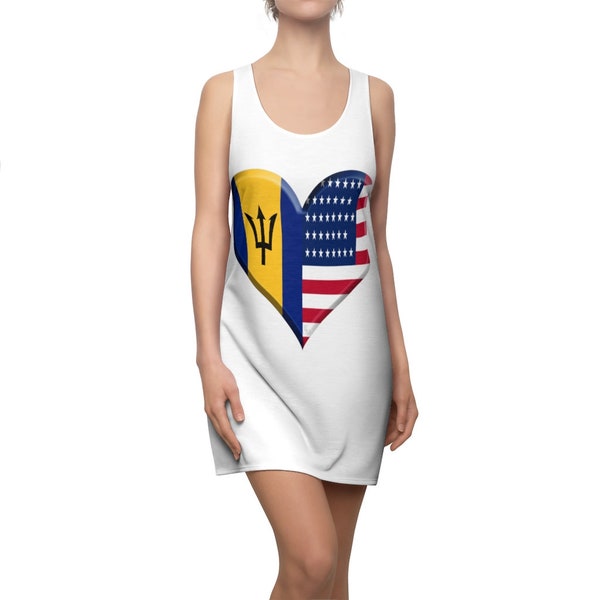 Barbados Flag Dress - Etsy