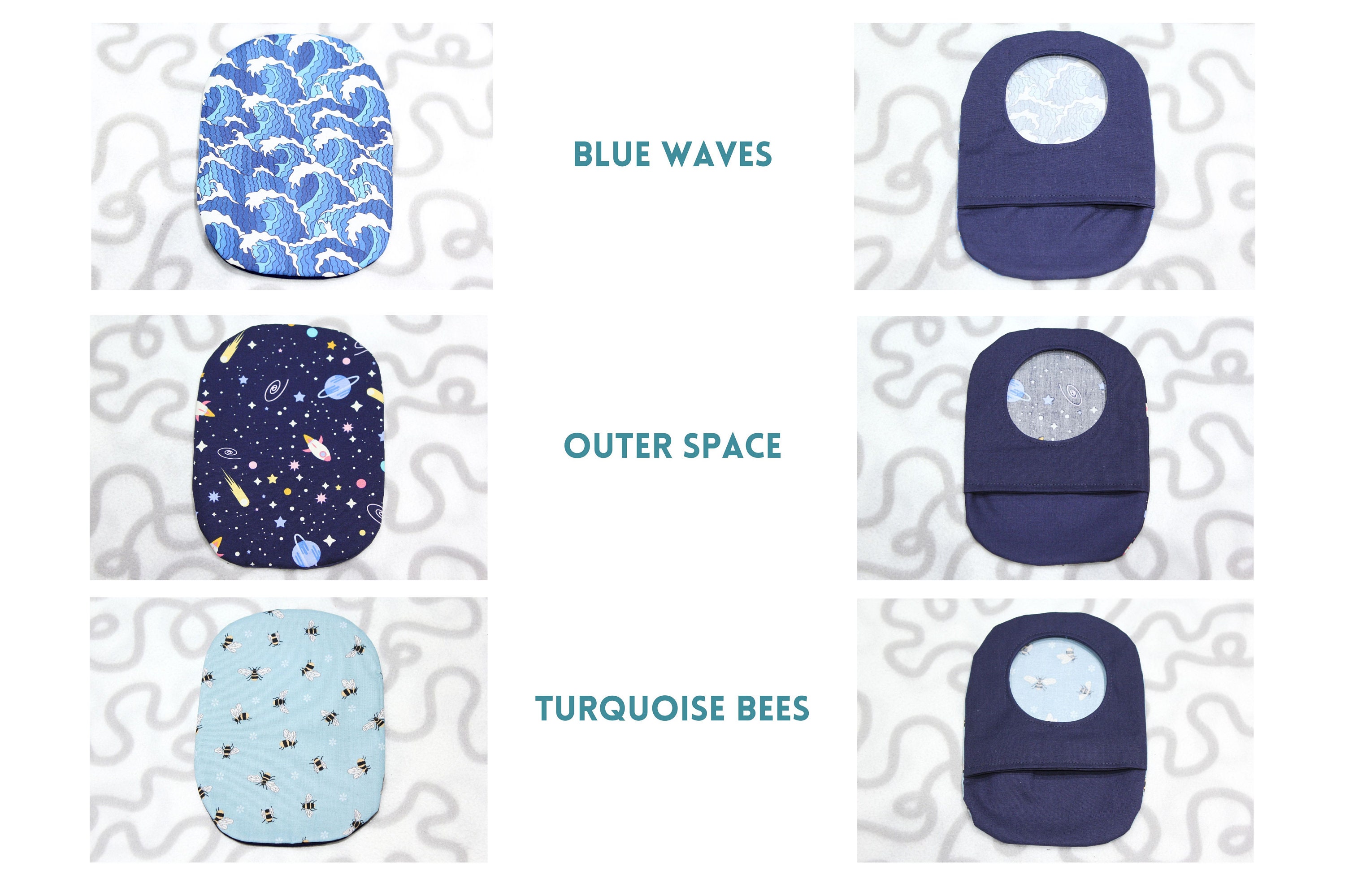 Stoma Bag Covers Assorted Colours and Patterns Available - Etsy UK