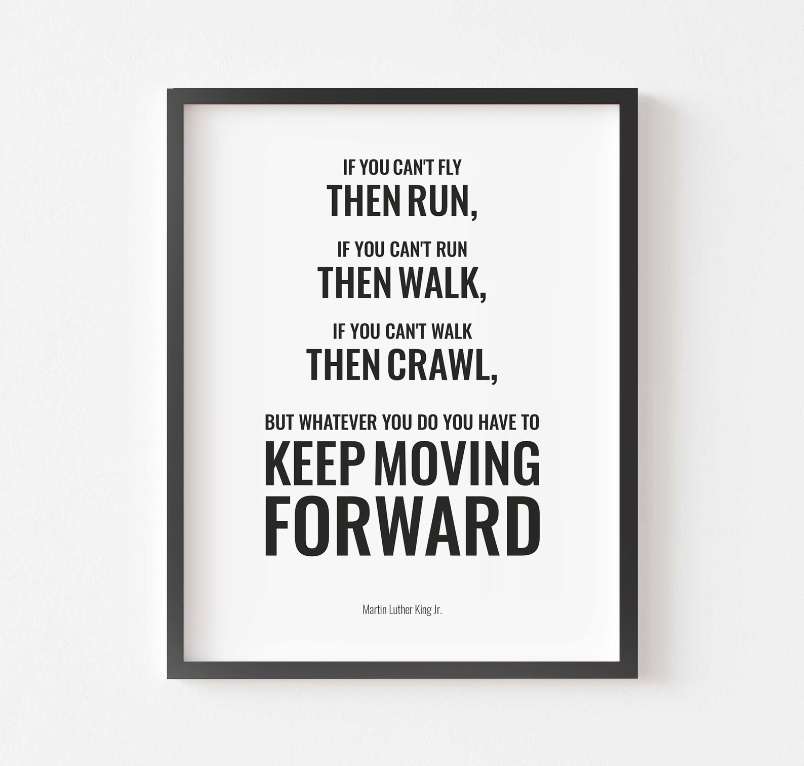 Martin Luther King Quotes Printable Poster / Postcard /famous Quote ...