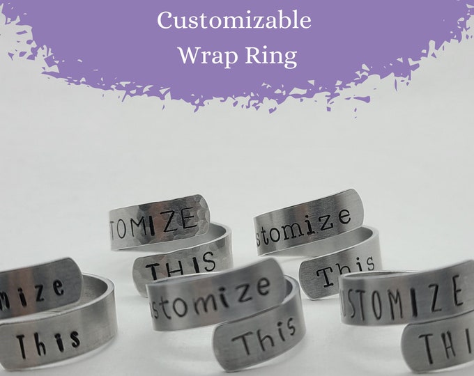Custom Wrap Rings - Etsy