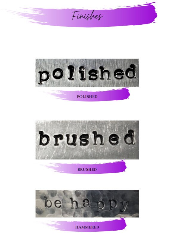 Custom Hand Stamped Metal Keychain Round | Etsy