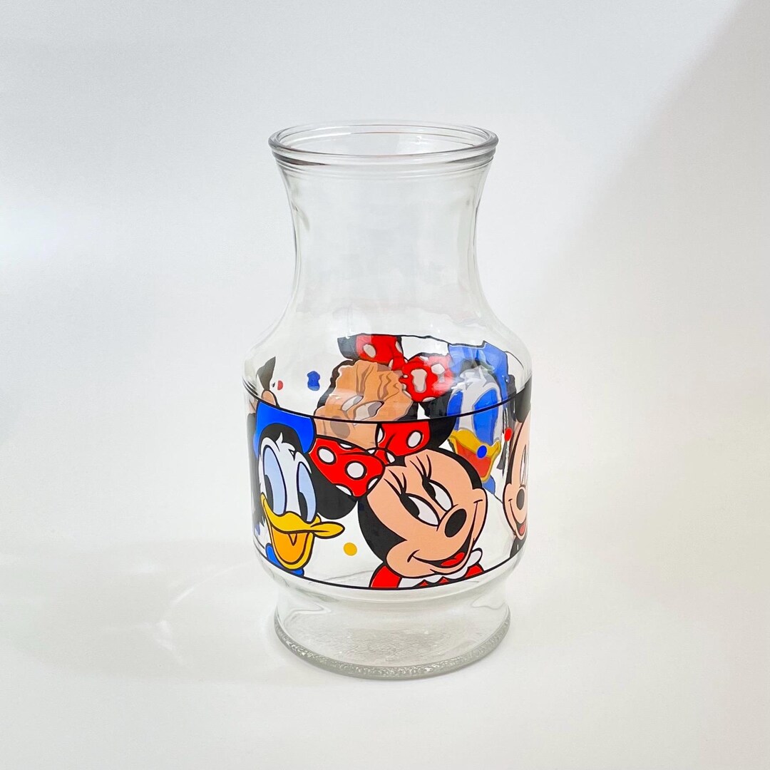 1980s Disney Carafe, Juice Pitcher, Vintage Disney, Characters Mickey ...