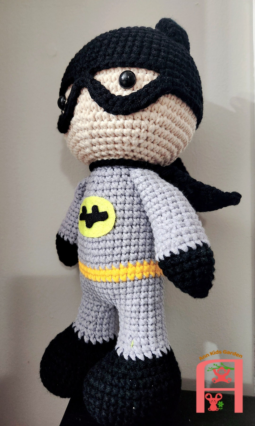 Handmade Crochet Stuffed Batman - Etsy