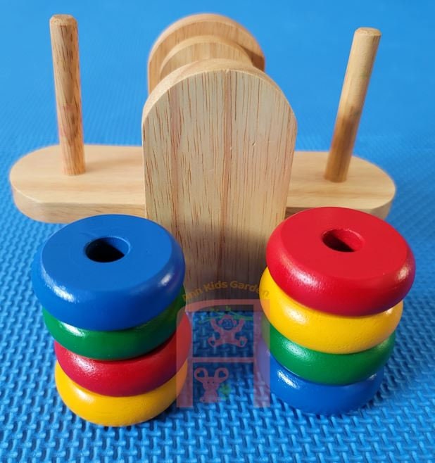 Montessori Wooden Stacking Balance Math Toy for Toddlers & - Etsy