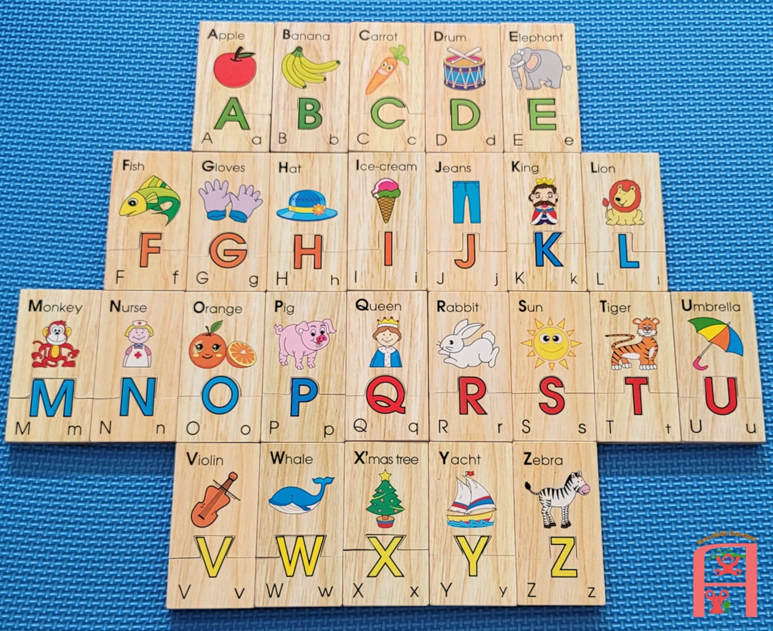 Alphabet Self-learning Letter Puzzles| See and Spell Developmental ...