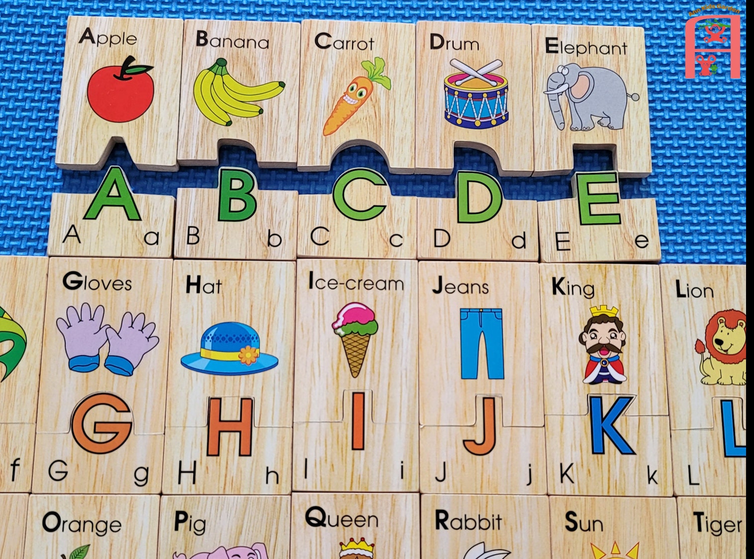 Alphabet Self-learning Letter Puzzles| See and Spell Developmental ...
