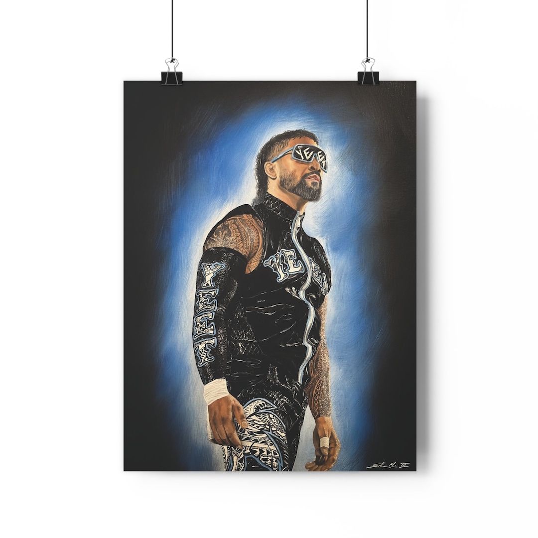 Main Event Jey Uso Giclée Art Print - Etsy