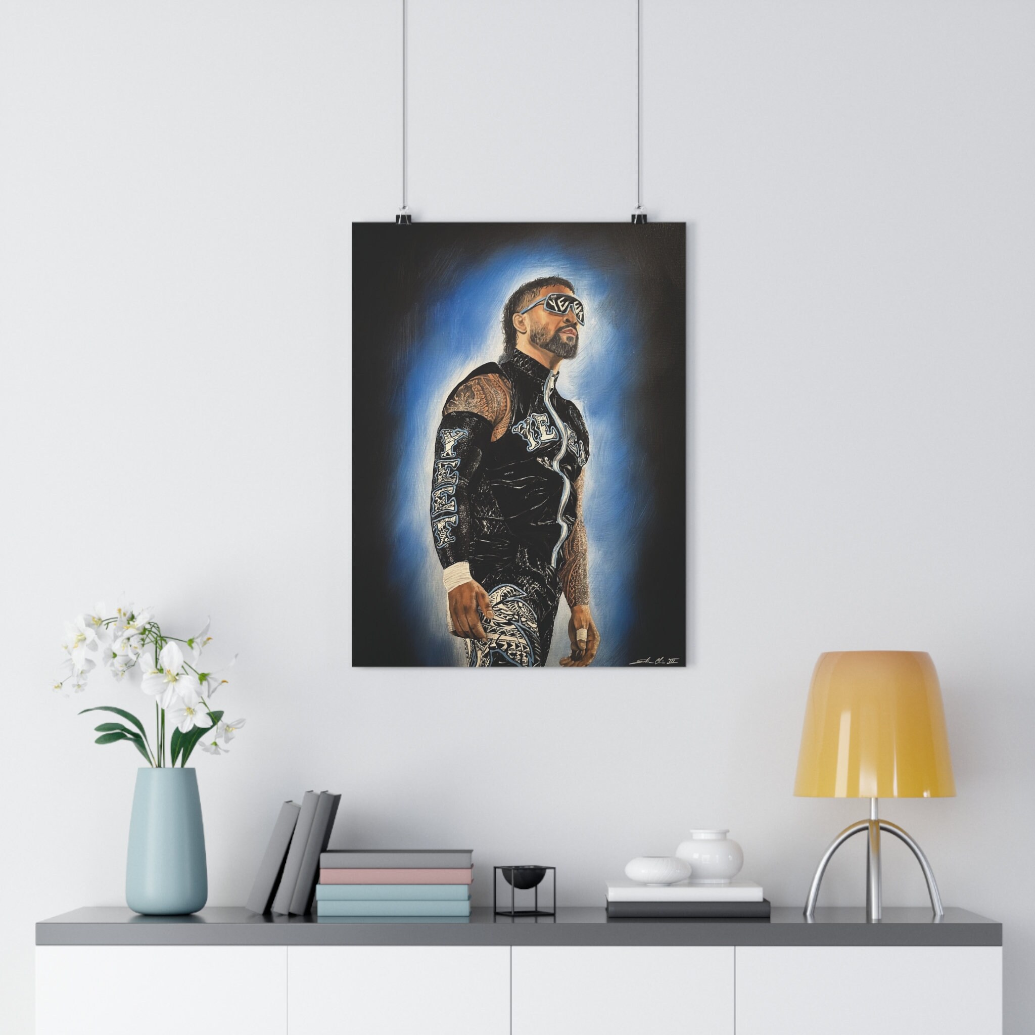 Main Event Jey Uso Giclée Art Print - Etsy
