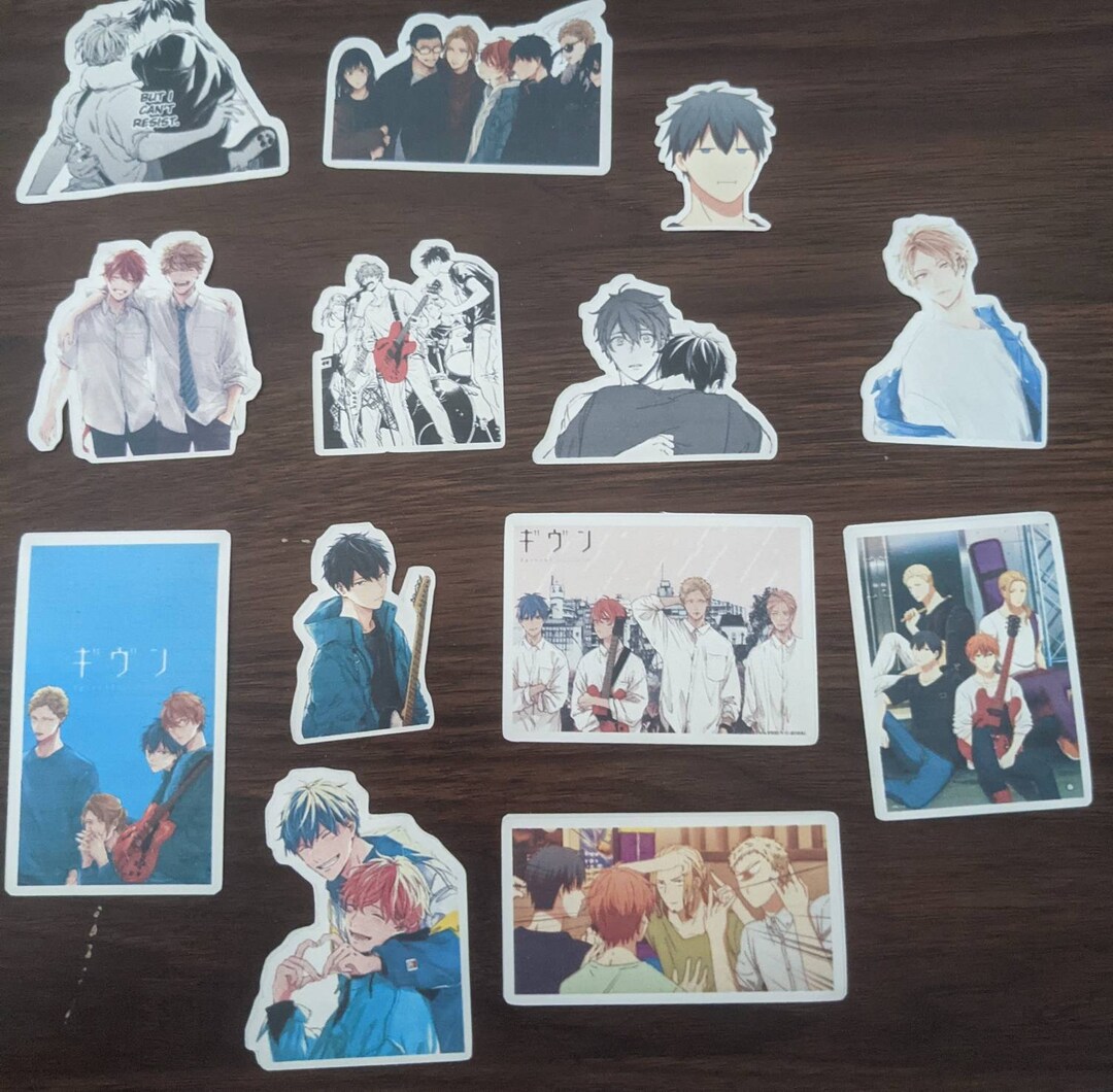 Given Sticker Sets Yaoi Anime Manga BL - Etsy