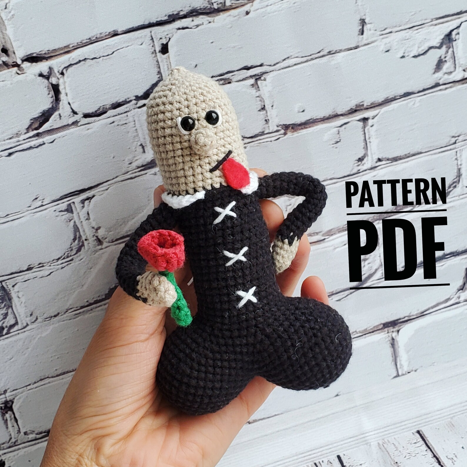Crochet Penis Amigurumi Penis Valentines Crochet Etsy
