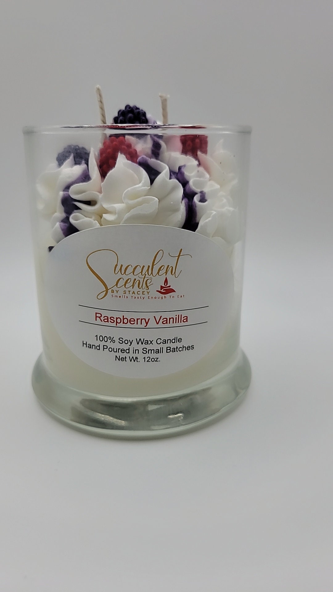 Raspberry Vanilla Candle - Etsy
