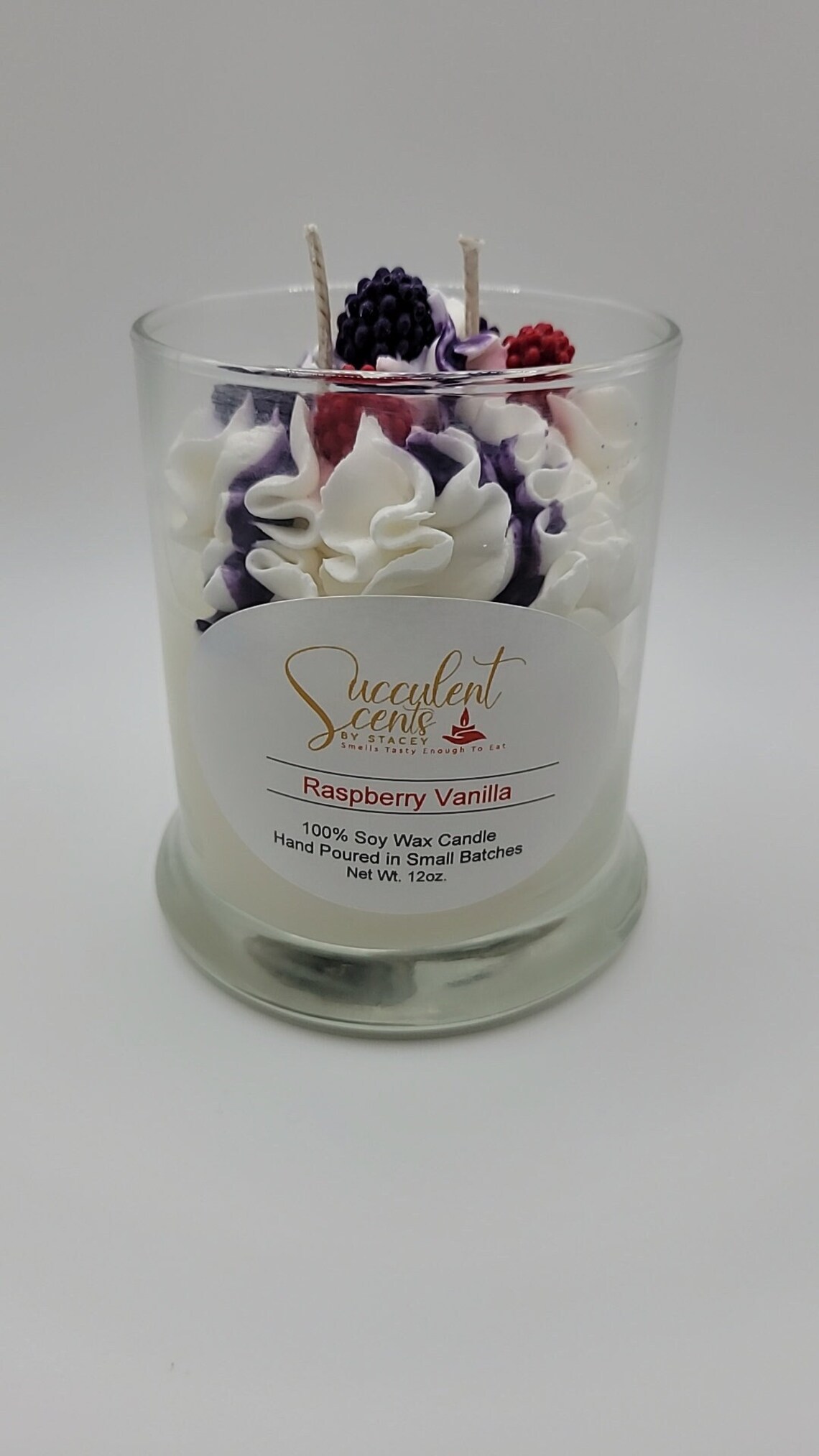 Raspberry Vanilla Candle - Etsy