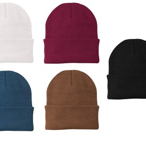 Custom Hand Embroidered Beanies - Etsy