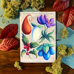 Stardew Valley Seasonal Forage Prints - Etsy