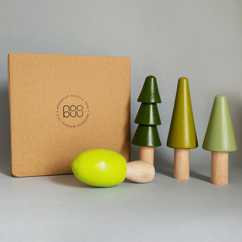 Wooden Tree Toy - Etsy