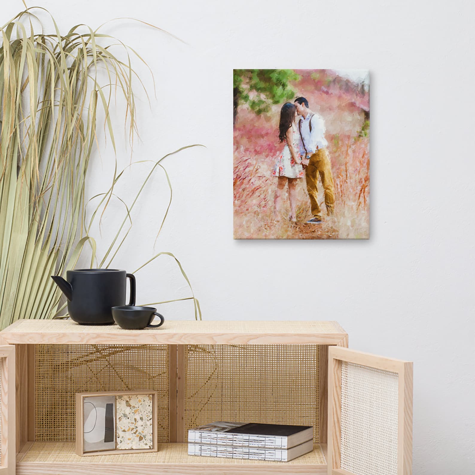 Portrait From Photo, Personalized Oil Painting Print From Photo, Photo ...