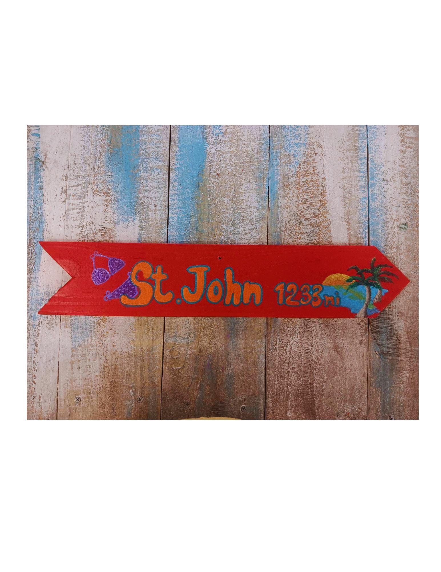 Tiki Bar Direction Signs Personalized Wood Signs Customized Tiki Decor ...