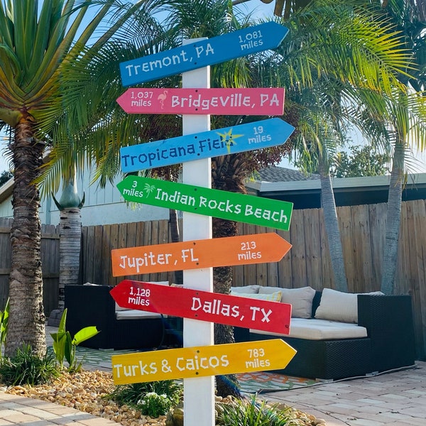 Personalized Directional Signs - Etsy