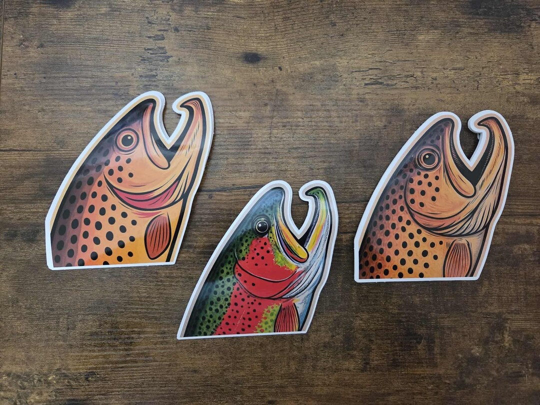 Trout Fish Decals - Etsy