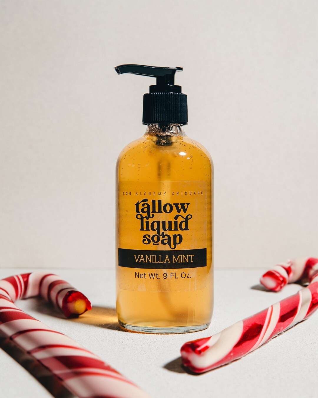 WINTER Tallow Liquid Soap - Holiday Scented - Grass Fed, Glass Pump ...