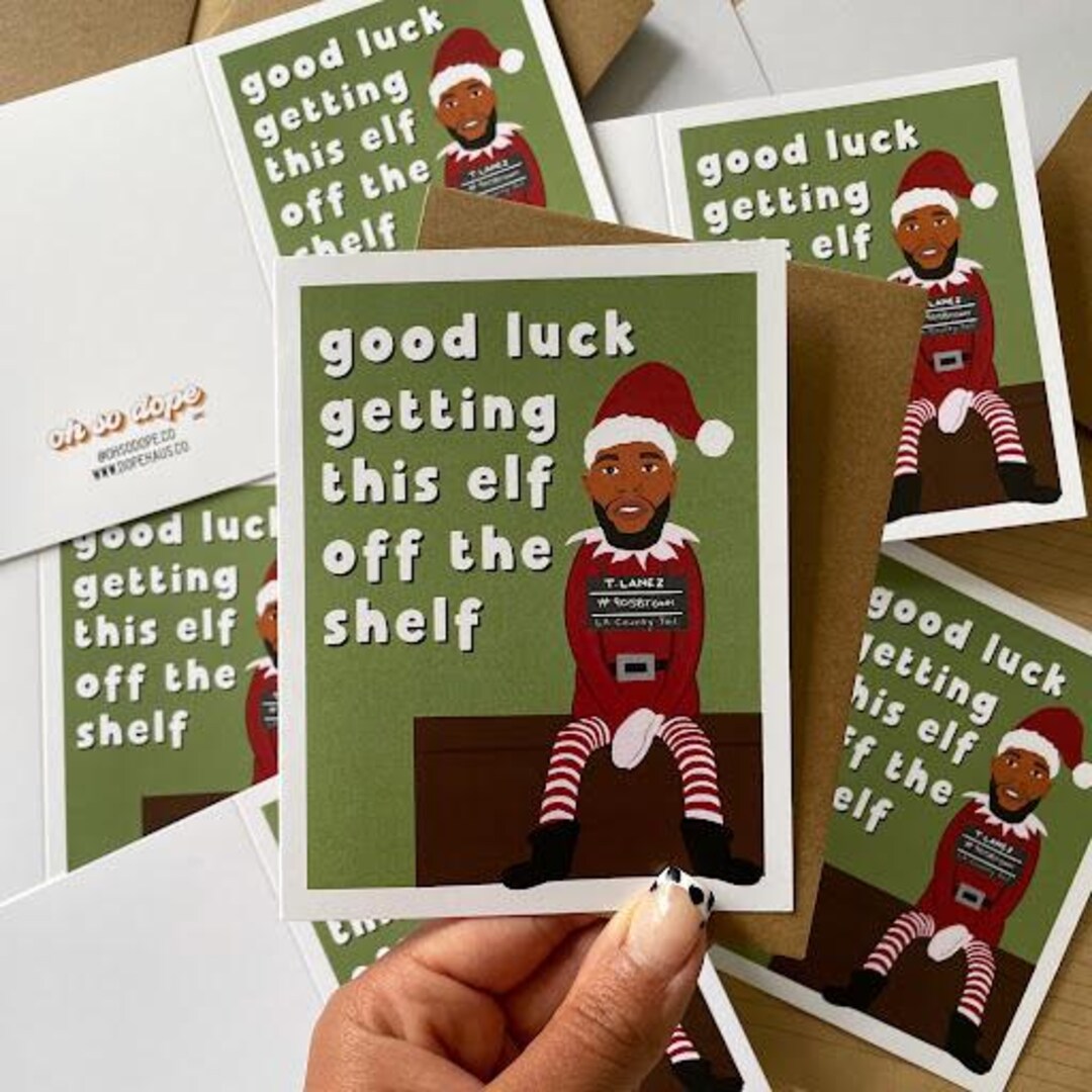 Tory Lanez Elf on Shelf Holiday/christmas Greeting Card - Etsy