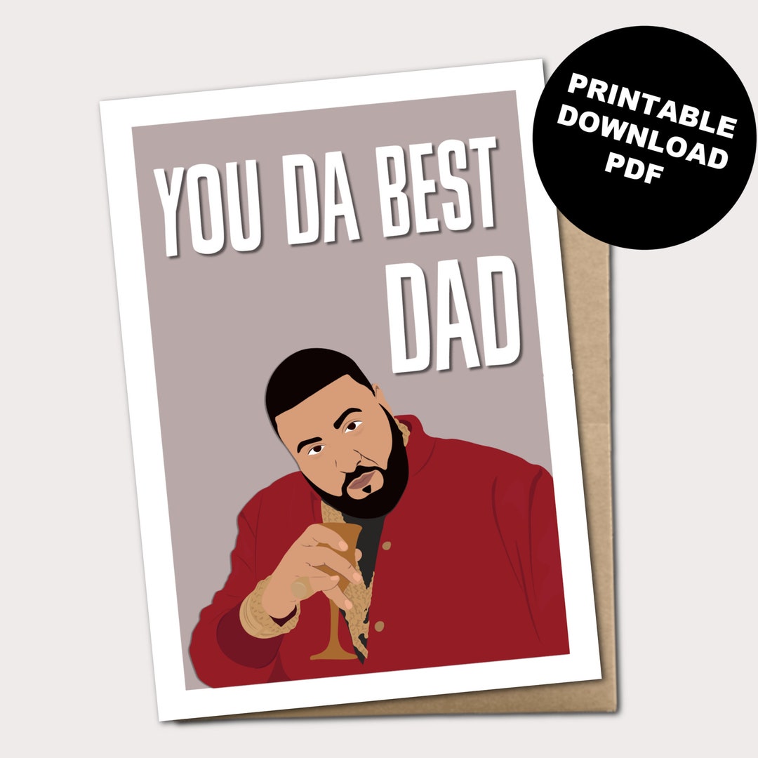 DJ Khaled Inspired Father's Day Greeting Card - Etsy