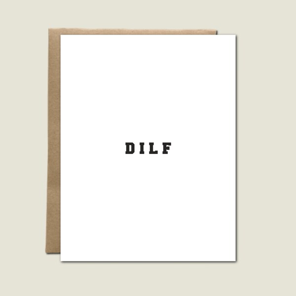 Dilf Card - Etsy