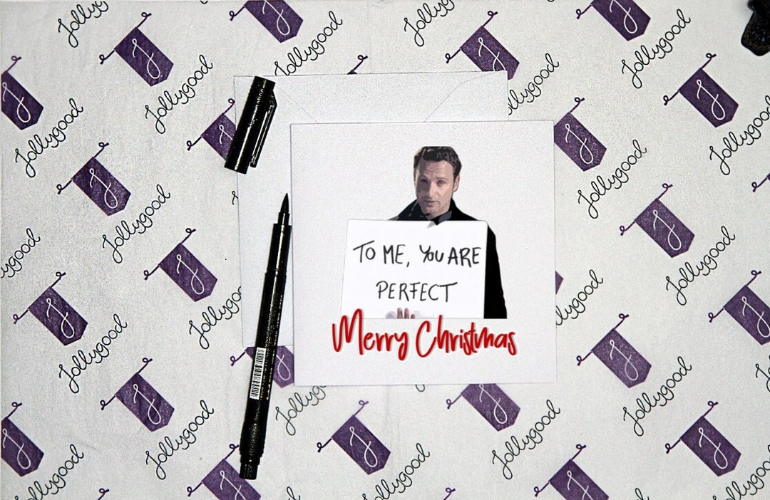 Love Actually Themed Christmas Cards - Etsy