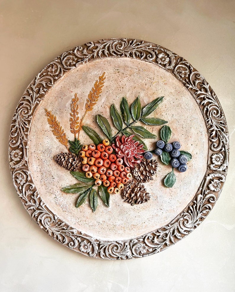 3D Art Wall Decor, Plaque Decorations, Wall Texture Artwork, Summer ...