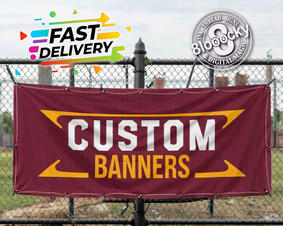 Custom Vinyl Banners With Grommets, HD Quality, Outdoor Banners. Custom ...