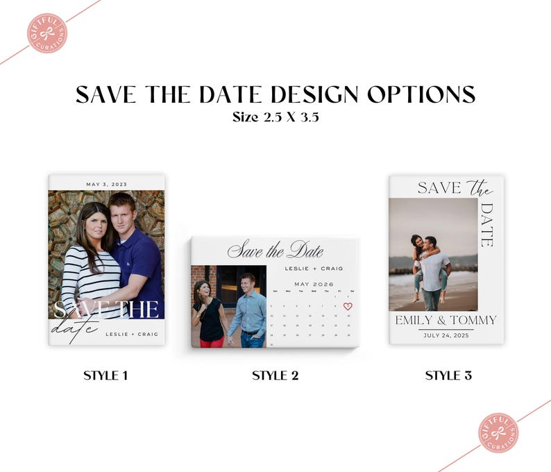 Save the Date Magnet With Photo | Calendar Wedding Announcement ...