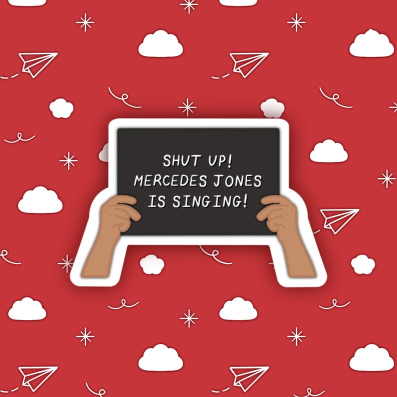 Glee Tv Show Inspired Vinyl Sticker Set - Etsy