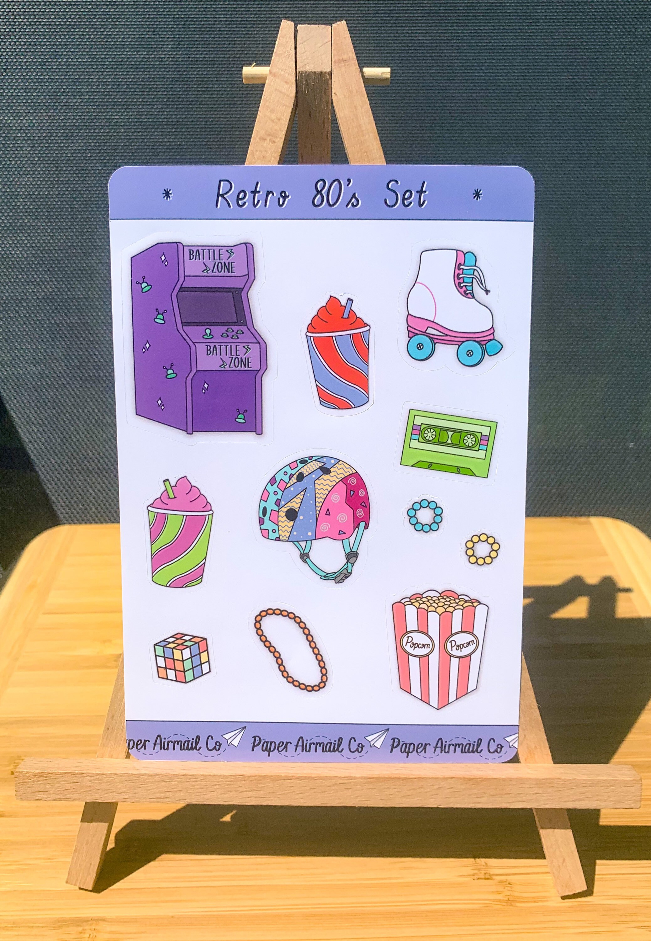 Retro 80s Vintage Arcade Game Popcorn Roller Skate Rubix Cube | Etsy