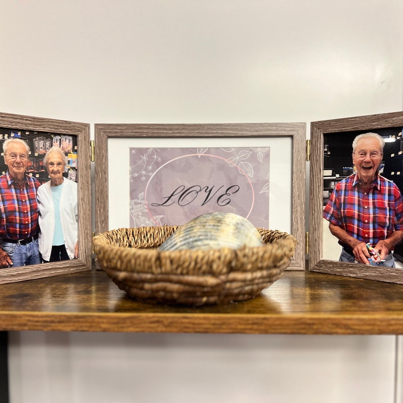 Hinged Triple Photo Frame - Etsy