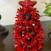Tabletop Tree, Red Tabletop Tree, Black Ornament Tree,black Centerpiece ...