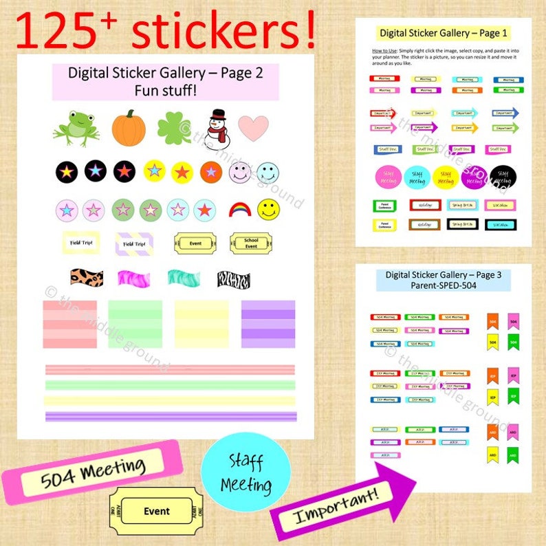 New! Teacher Planner Printable 2020-2021 - Disc Planner - Digital ...