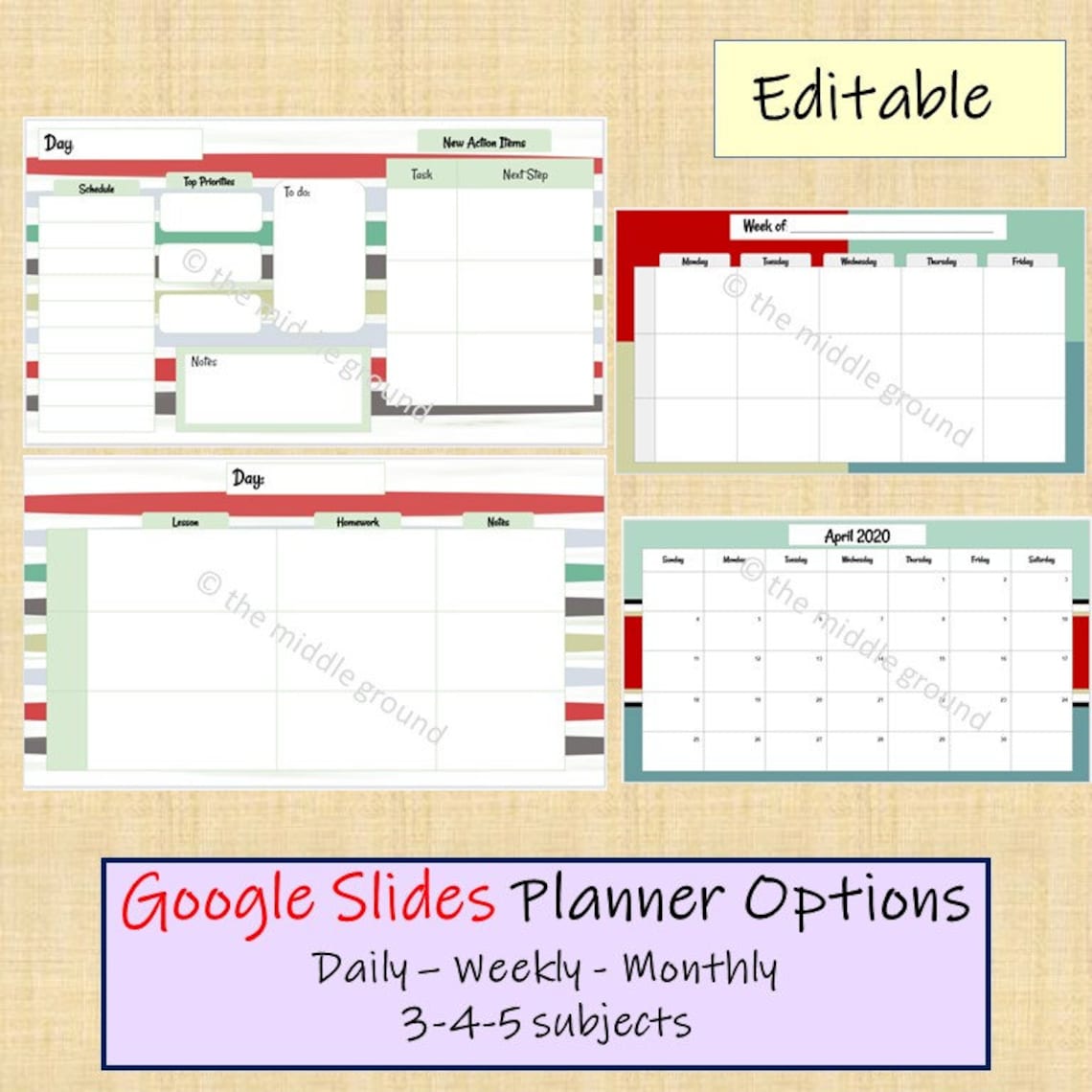 New! Teacher Planner Printable 2020-2021 - Disc Planner - Digital ...