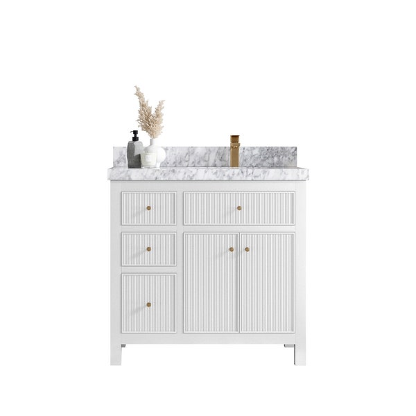 Reeded Bathroom Vanity - Etsy