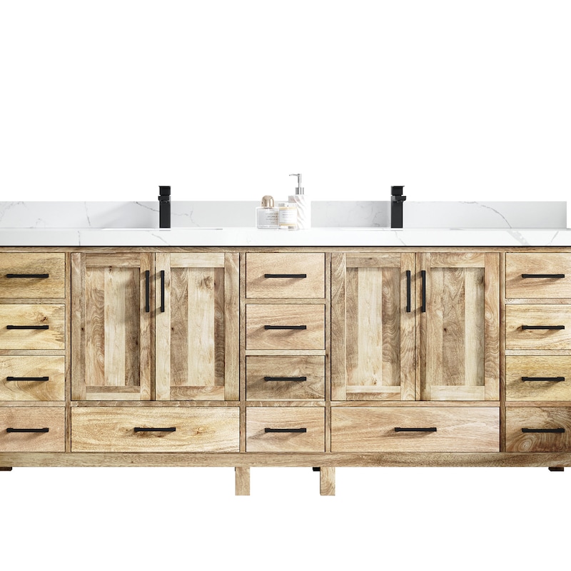 Solid Wood Double Vanity - Etsy