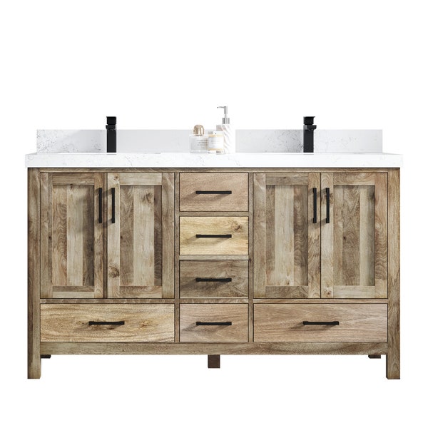 Mango Wood Vanity - Etsy