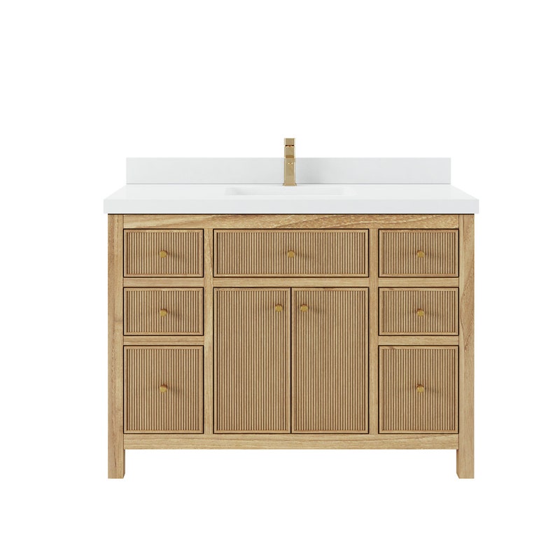 Reeded Bathroom Vanity - Etsy