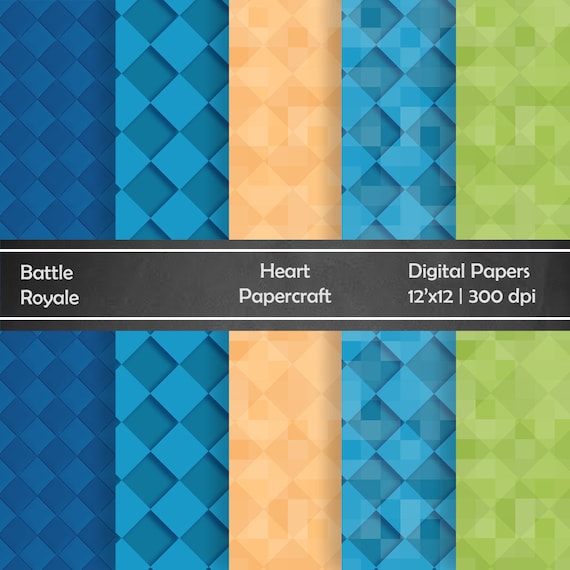 Party Game Digital Paper 300dpi Geometric Battle Digital | Etsy