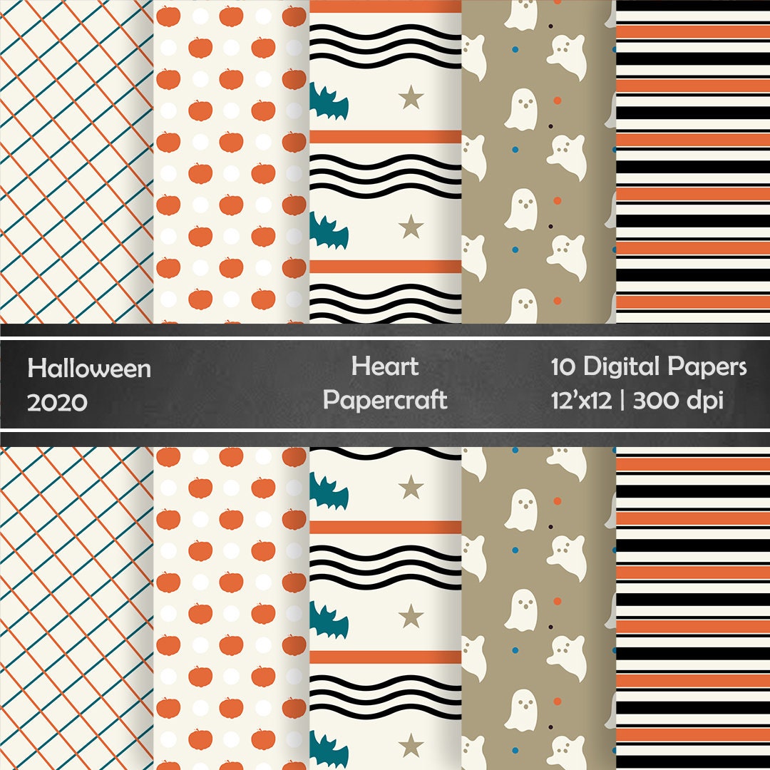 Halloween Digital Paper 300dpi, Digital Paper, Halloween, Abstract ...