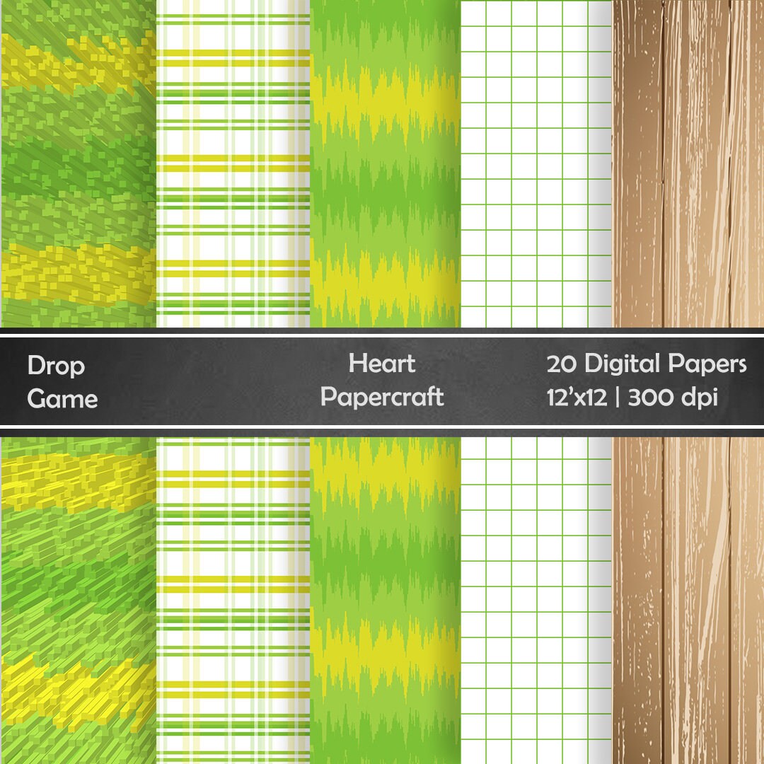 Drop Game Digital Paper 300dpi Digital Paper Chevron Polka - Etsy