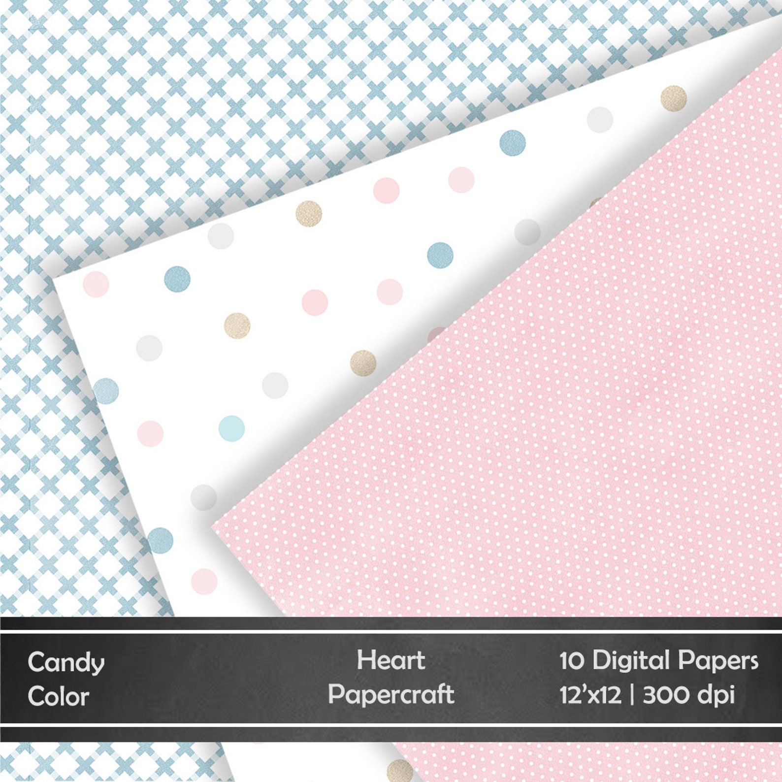 Candy Color Digital Paper 300dpi Digital Paper Candy - Etsy