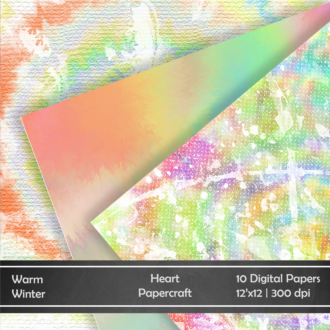 Tie Dye Digital Paper 300dpi, Digital Paper, Tie Dye, Abstract, Polka ...