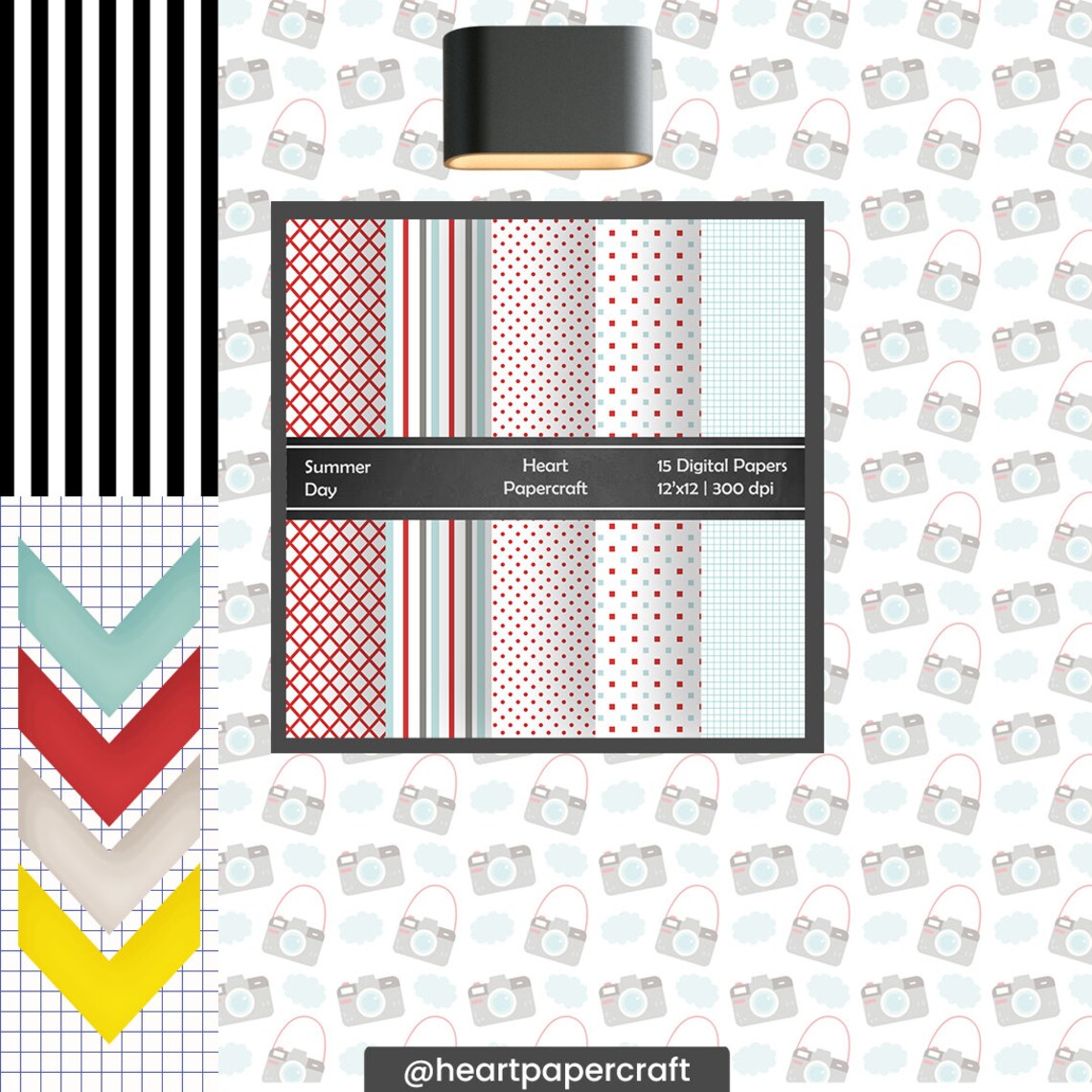 Scrap Elements Summer Day Digital 300dpi Digital Set Scrap - Etsy