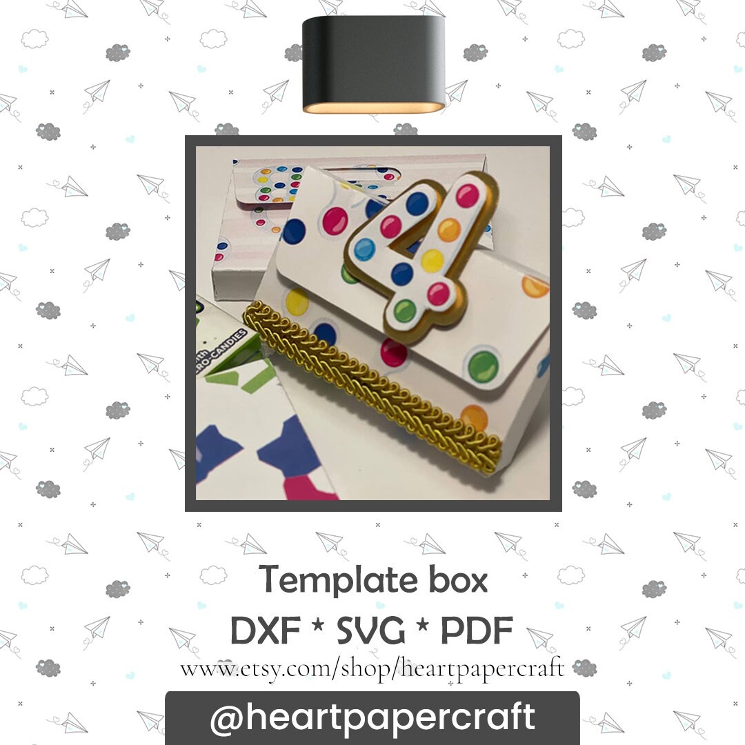 AIRHEADS Gum Template SVG, Template Box, Cutting Files for Cricut ...